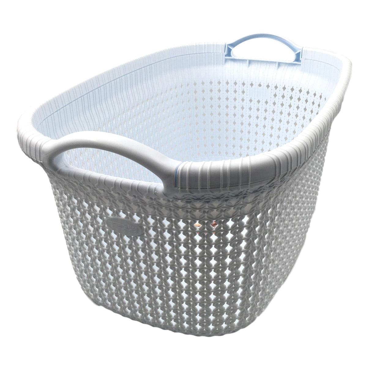 35 Litre Stylish Knit Design Laundry Baskets, Washing Baskets, Clothes ...