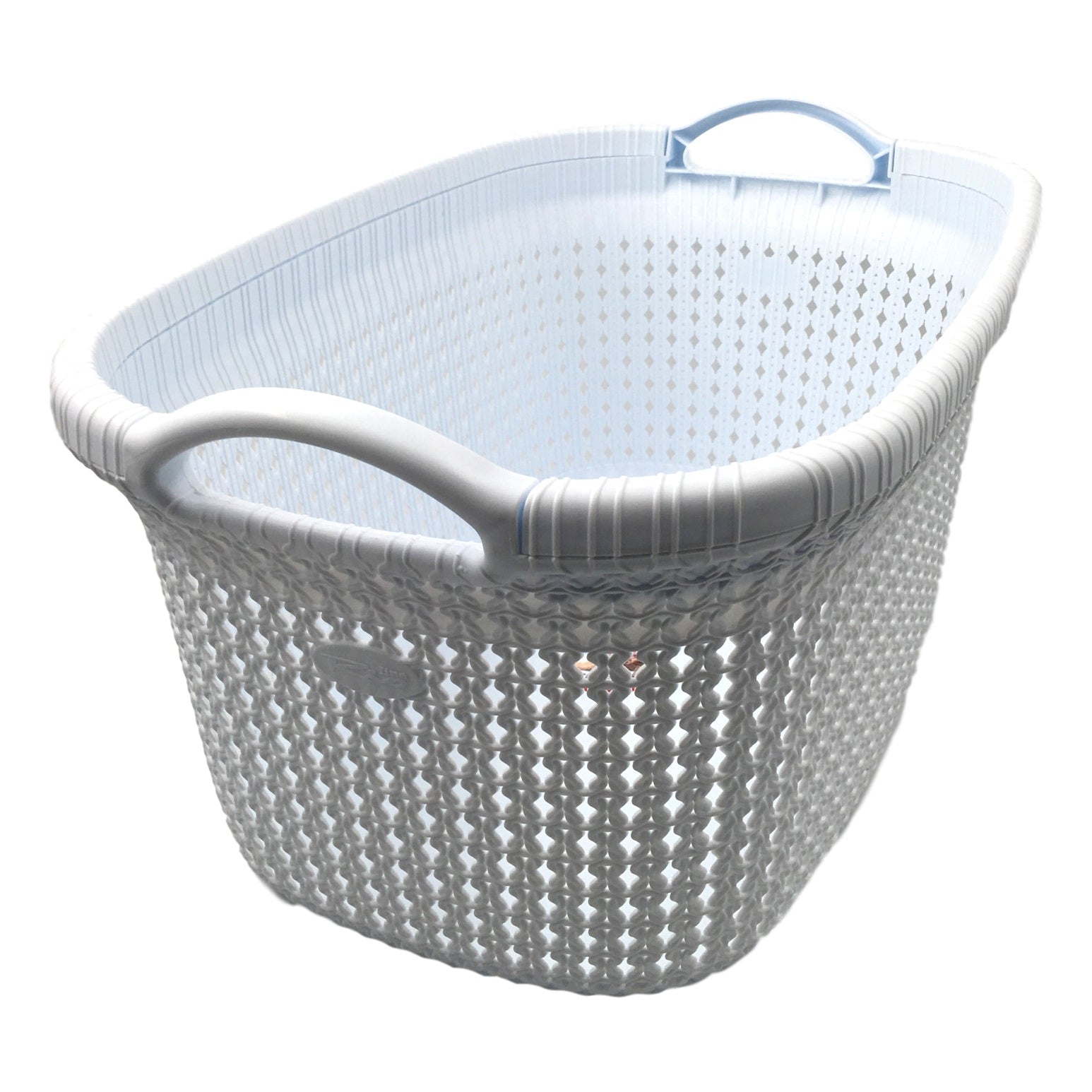 35 Litre Stylish Knit Design Laundry Baskets, Washing Baskets, Clothes ...